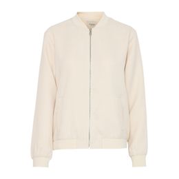 Allwetterjacke Fransa "Jacke FRBOMBER", Damen, Gr. L, grau (moonbeam), Obermaterial: 100% Polyester PES., Jacken