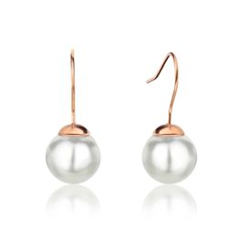 Ohrring-Set ISABELLA FORD "FE002R", rose gold, Ohrringe, Damen, 10mm, Edelstahl