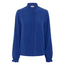Langarmhemd Cream "Langarm - Hemd CRVenea", Damen, Gr. 40, N-Gr, blau (galaxy blau), Obermaterial: 100% Viskose CV., Hemden