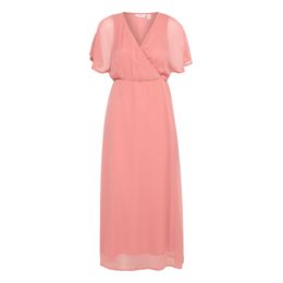 Midikleid B.Young "Kleid BYIPOLNA", Damen, Gr. 36, N-Gr, rosa (dusty rose), Obermaterial: 100% Polyester PES., Kleider Midikleid
