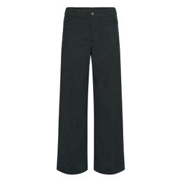 Stoffhose Kaffe "Hose KAvera", Damen, Gr. 38, N-Gr, grau (jet set cc), Obermaterial: 90% Polyester PES. 8% Polyamid PA. 2% Elasthan EL., Hosen Stoffhose