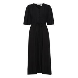 Midikleid Fransa "Kleid FRKAMMA", Damen, Gr. S, N-Gr, schwarz, Obermaterial: 100% Viskose CV., Kleider Midikleid