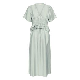 Midikleid Kaffe "Kleid KAjasmin", Damen, Gr. 34, N-Gr, gr&uuml;n (frosty gr&uuml;n cc.), Obermaterial: 83% Viskose CV. 17% Polyamid PA., Kleider Midikleid