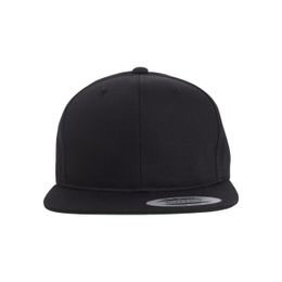 Flex Cap Flexfit "Flexfit Snapback Pro-Style Twill Snapback Youth Cap", Kinder, Gr. B (Ages 6-14), schwarz, 60% Baumwolle, 40% Polyester, unifarben, Caps