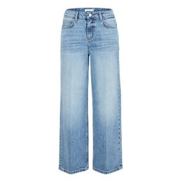 Regular-fit-Jeans B.Young "Jeans BYKYJLA", Damen, Gr. 25, N-Gr, blau (mid blau denim), Obermaterial: 99% Baumwolle CO. 1% Elasthan EL., Jeans