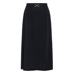 Midirock Kaffe "Rock KAillis", Damen, Gr. 34, schwarz (schwarz deep), Obermaterial: 100% Polyester PES., R&ouml;cke