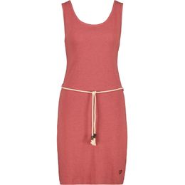 alife and kickin Sommerkleid ALIFE & KICKIN, Damen, Gr. XL, Normalgr&ouml;&szlig;en, astro dust melange, 60% Baumwolle, 40% Polyester, Rundhals, Kleider Sommerkleid
