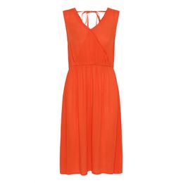 Midikleid Kaffe "Kleid KAvalery", Damen, Gr. 34, N-Gr, rot (grenadine), Obermaterial: 100% Viskose LENZING ECOVERO CV LenzEcov., Kleider Midikleid