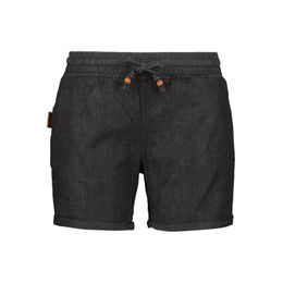 alife and kickin Shorts ALIFE & KICKIN, Damen, Gr. L, Normalgr&ouml;&szlig;en, grau (schwarz denim), 95% Baumwolle, 5% Elasthan, Hosen Shorts
