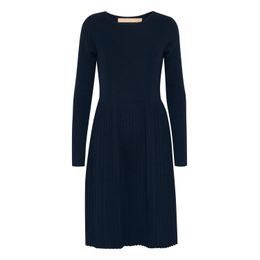 Midikleid Culture "Kleid CUluci", Damen, Gr. XXL, N-Gr, blau (salute), Obermaterial: 81% Polyester Pol. recyc.. 19% Polyamid PA., Kleider Midikleid