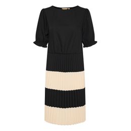 Midikleid Culture "Kleid CUpaddy", Damen, Gr. L, N-Gr, schwarz, Obermaterial: 100% Polyester PES., Kleider Midikleid