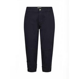 Chinohose soyaconcept "Soya Concept Trouser SC-ROVENA", Damen, Gr. 46, Normalgr&ouml;&szlig;en, 6910 navy, Obermaterial: 98% Baumwolle, 2% Elasthan, Hosen Chinohose