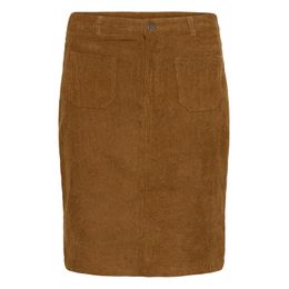 Midirock Kaffe "Rock KAvery", Damen, Gr. 36, beige (toasted coconut cc), Obermaterial: 90% Polyester PES. 8% Polyamid PA. 2% Elasthan EL., R&ouml;cke