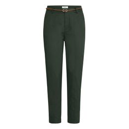 Stoffhose B.Young "Hose BYDAYS", Damen, Gr. 38, N-Gr, gr&uuml;n (gr&uuml;n gables), Obermaterial: 98% Baumwolle CO. 2% Elasthan EL., Hosen Stoffhose