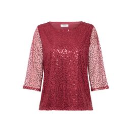 Longtop B.Young "T-Shirt BYSOFFA", Damen, Gr. S, rot (port royale), Obermaterial: 100% Polyester PES., Tops