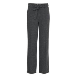 Stoffhose B.Young "Hose BYROWAN", Damen, Gr. XXL, N-Gr, schwarz (schwarz melange), Obermaterial: 75% Polyester PES. 21% Viskose CV. 4% Elasthan EL., Hosen Stoffhose