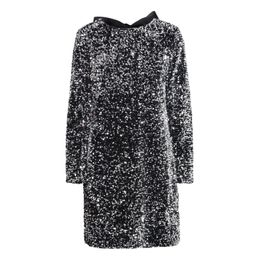 Jerseykleid B.Young "Jerseykleid BYPAILLET", Damen, Gr. M, N-Gr, silber (silber sequin mix), Obermaterial: 100% Polyester PES., Kleider Jerseykleid
