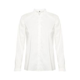 Langarmhemd Culture "Langarm - Hemd CUantoinett", Damen, Gr. S, N-Gr, beige (spring gardenia), Obermaterial: 65% Baumwolle CO. 33% Polyester PES. 2% Elasthan EL., Hemden