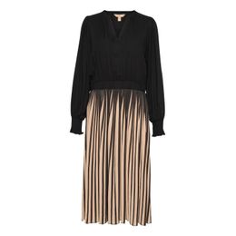 Midikleid Culture "Kleid CUcarly", Damen, Gr. L, N-Gr, schwarz, Obermaterial: 100% Viskose CV., Kleider Midikleid