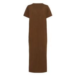 Midikleid Kaffe "Kleid BPhollie", Damen, Gr. S, N-Gr, braun (chestnut), Obermaterial: 100% Polyester PES., Kleider Midikleid
