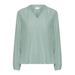 Langarmbluse Kaffe "Langarm-Bluse KAalice", Damen, Gr. 34, gr&uuml;n (balsamgr&uuml;n c.), Obermaterial: 65% Polyester PES. 35% Viskose CV., Blusen