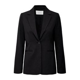 Blusenblazer B.Young "Blazer BYDANTA", Damen, Gr. 36, schwarz, Obermaterial: 78% Polyester PES. 18% Viskose CV. 4% Elasthan EL., Blazer Blusenblazer