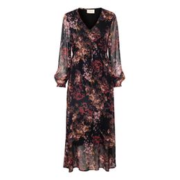 Midikleid Cream "Kleid CRAnnu", Damen, Gr. 34, N-Gr, bunt (flower print), Obermaterial: 100% Viskose CV., Kleider Midikleid