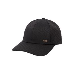 Baseball Cap BOSS "Ari-M-E", Damen, schwarz (schwarz 001), Twill, Materialmix, unifarben, Caps, mit Allover-Stickerei