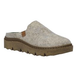 Hausschuh Josef Seibel "Carmaux 09, creme", Damen, Gr. 37, beige (creme), Obermaterial: 100% Textilmaterial TEXMAT., Schuhe Hausschuh
