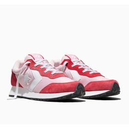 Sneaker Converse "OMEGA TRAINER SUEDE", Damen, Gr. 41, new found bloom, rot, wei&szlig;, Leder, Textil, Schuhe Sneaker