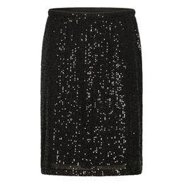 Midirock Kaffe "Rock KAlila", Damen, Gr. M, schwarz (schwarz deep cc), Obermaterial: 100% Polyester PES., R&ouml;cke