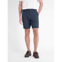 Shorts Lerros "Bequeme Shorts aus griffiger Baumwolle mit Stretchanteil", Herren, Gr. 30, storm blau, 98% Baumwolle, 2% Elasthan, Hosen Shorts