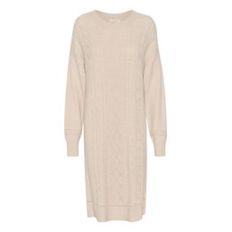 Midikleid Cream "Kleid CRDela", Damen, Gr. M, N-Gr, blau (oat melange), Obermaterial: 50% Viskose CV. 28% Polyester PES. 22% Polyamid PA., Kleider Midikleid