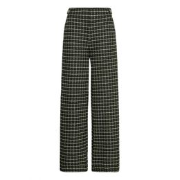 Stoffhose Ichi "Hose IHKATE", Damen, Gr. M, N-Gr, gr&uuml;n (rifle gr&uuml;n check), Obermaterial: 91% Polyester PES. 8% Baumwolle CO. 1% Elasthan EL., Hosen Stoffhose