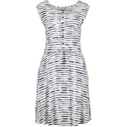 alife and kickin Jerseykleid ALIFE & KICKIN, Damen, Gr. L, Normalgr&ouml;&szlig;en, wei&szlig;, 100% Viskose, Rundhals, Kleider Jerseykleid