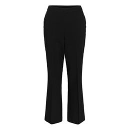 Marlene-Hose Kaffe "Hose KAhella", Damen, Gr. 34, N-Gr, schwarz (schwarz deep), Obermaterial: 83% Polyester PES. 14% Viskose CV. 3% Elasthan EL., Hosen