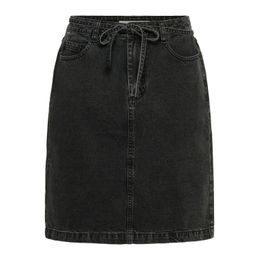 Jeansrock Kaffe "Denimrock KAcarly", Damen, Gr. 34, schwarz (schwarz washed denim), Obermaterial: 100% Baumwolle CO., R&ouml;cke Jeansrock