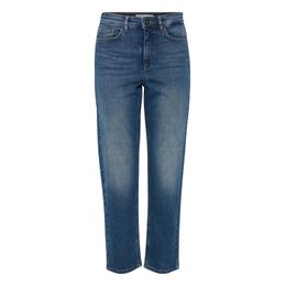 Regular-fit-Jeans Ichi "Jeans IHTWIGGY", Damen, Gr. 26, N-Gr, blau (medium blau), Obermaterial: 98% Baumwolle CO. 2% Elasthan EL., Jeans
