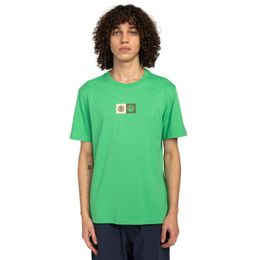 T-Shirt Element "Dual", Herren, Gr. S, gr&uuml;n (kelly gr&uuml;n), Obermaterial: 100% Baumwolle;, Shirts T-Shirt