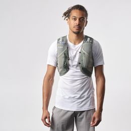 Trinkrucksack Salomon "ACT SKIN 12 NO FLASKS" Gr. M, laurel wreat, Rucks&auml;cke, M, Obermaterial: 100% Polyester, f&uuml;r sportliche Aktivit&auml;ten, sportlicher Stil, aus Polyester