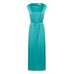 Midikleid Kaffe "Kleid KArachel", Damen, Gr. 36, N-Gr, blau (teal), Obermaterial: 100% Polyester PES., Kleider Midikleid