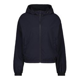 alife and kickin Sommerjacke ALIFE & KICKIN "Damen JovanaAK A &Uuml;bergangsjacke, Jacke", Damen, Gr. L, marine, 100% Polyamid, Jacken, leichte &Uuml;bergangsjacke Windbreaker mit Kapuze und Rei&szlig;verschluss