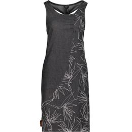 alife and kickin Blusenkleid ALIFE & KICKIN, Damen, Gr. L, Normalgr&ouml;&szlig;en, schwarz denim, 95% Baumwolle, 5% Elasthan, Rundhals, Kleider Blusenkleid