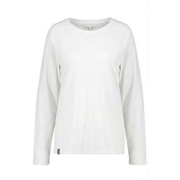 alife and kickin Langarmshirt ALIFE & KICKIN, Damen, Gr. L, wei&szlig;, 100% Baumwolle (Bio), Rundhals, Shirts Langarmshirt