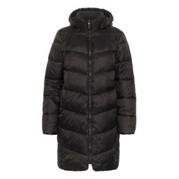 Wintermantel Kaffe "Jacke KAsusanne", Damen, Gr. 34, schwarz (schwarz deep), Obermaterial: 100% Polyamid PA., M&auml;ntel Wintermantel