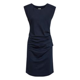 Midikleid Kaffe "Kleid India", Damen, Gr. L, N-Gr, blau (midnight marine), Obermaterial: 80% Polyester PES. 17% Viskose CV. 3% Elasthan EL., Kleider Midikleid