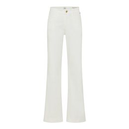 5-Pocket-Jeans Brax "Style MAINE", Damen, Gr. 34K (17), Kurzgr&ouml;&szlig;en, wei&szlig;, Denim/Jeans, 94% Baumwolle, 4% Polyester, 2% Elasthan, Jeans 5-Pocket-Jeans
