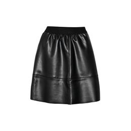 Midirock Kaffe "Rock KAmikka", Damen, Gr. 36, schwarz (schwarz deep), Obermaterial: 96% Polyester PES. 4% Elasthan EL., R&ouml;cke