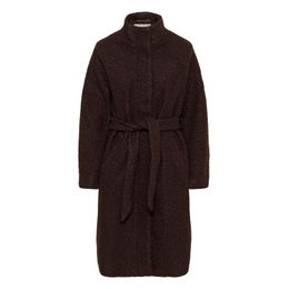 Wintermantel Kaffe "Jacke KAanne", Damen, Gr. 40, braun (java), Obermaterial: 90% Polyester PES. 10% Viskose CV., M&auml;ntel Wintermantel