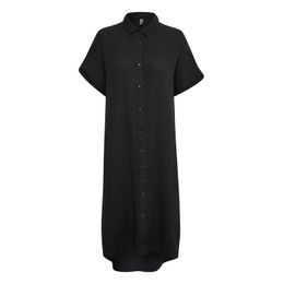 Midikleid Culture "Kleid CUelina", Damen, Gr. S, N-Gr, schwarz, Obermaterial: 100% Baumwolle CO., Kleider Midikleid